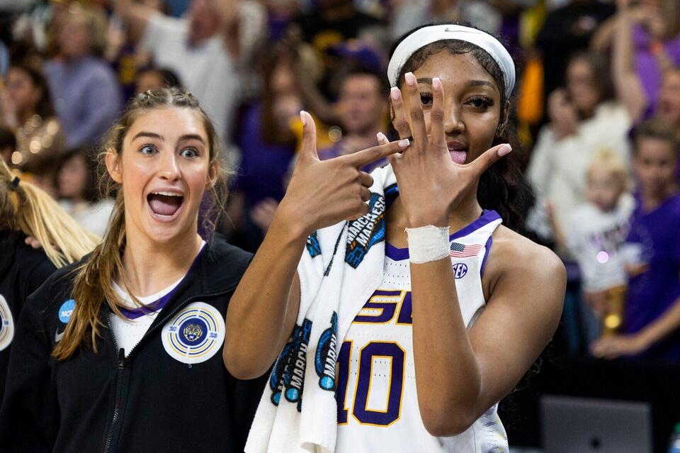 LSU's Angel Reese joins Olivia Dunne in the pages of the Sports ...