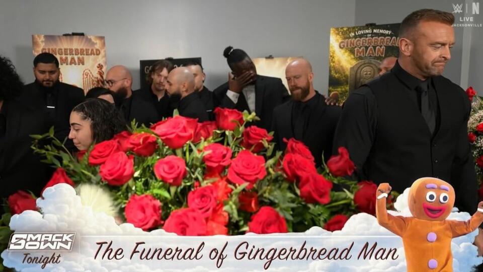Fans Upset as WWE Promotes Gingerbread Man Funeral After Ted Turner ...