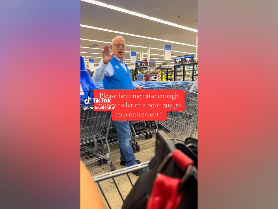 Walmart greeter is gifted thousands of dollars from a woman who he made ...