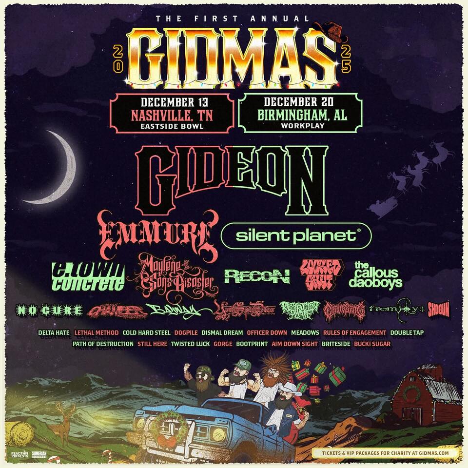 Gideon Announce 2025 “Gidmas” Holiday Shows - NewsBreak