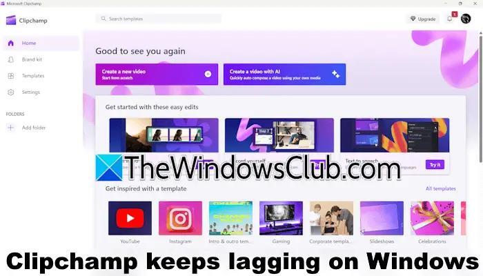 Clipchamp keeps lagging, buffering or stuttering on Windows 11 - NewsBreak