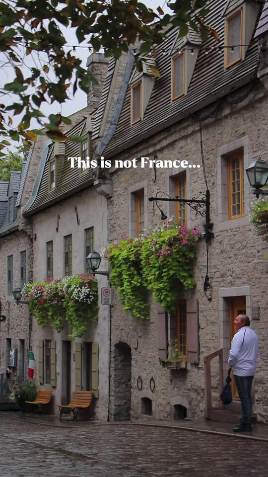 Quebec City feels like a real-life fairy tale Cobblestone streets rich ...