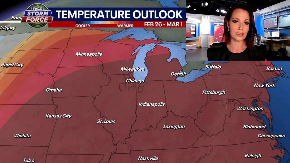 Chicago weather: Temps soar into the 60s on Wednesday, but there's a ...