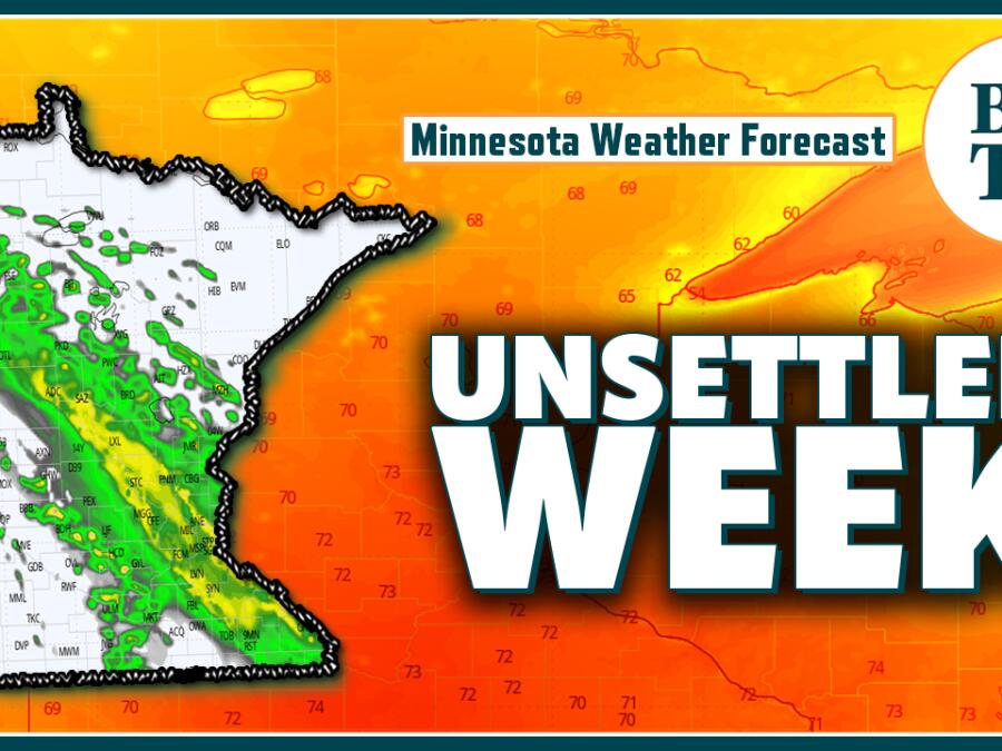 Another week of unsettled weather in Minnesota