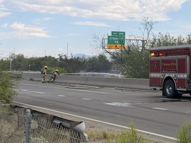 UPDATE: Tire blowout caused tractor-trailer to rollover on Interstate ...