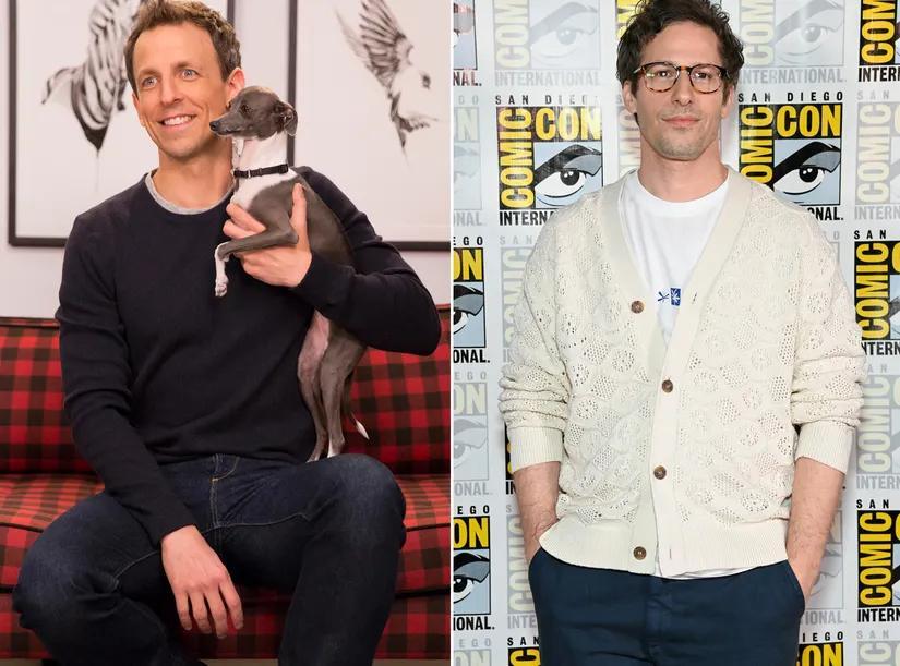 Why Andy Samberg Is Trending Amid Seth Meyers' Dog Frisbee's Death ...
