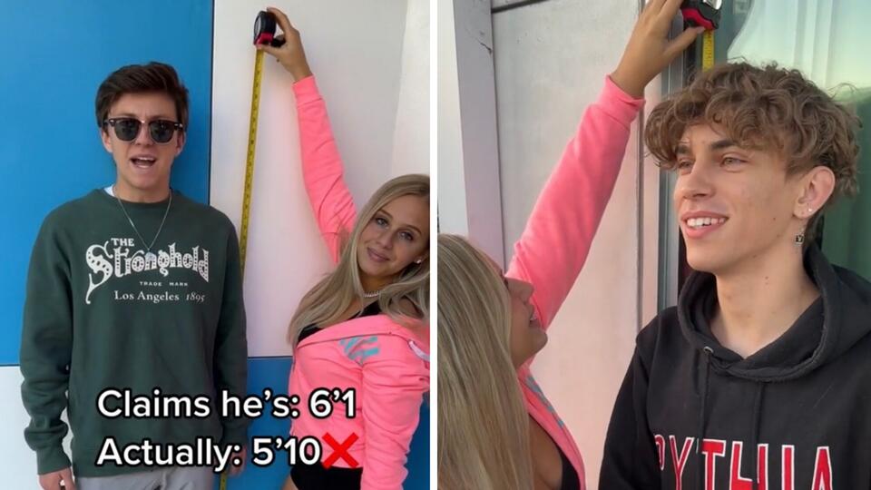 A California Woman Asks Men How Tall They Are & Measures Them To Check ...
