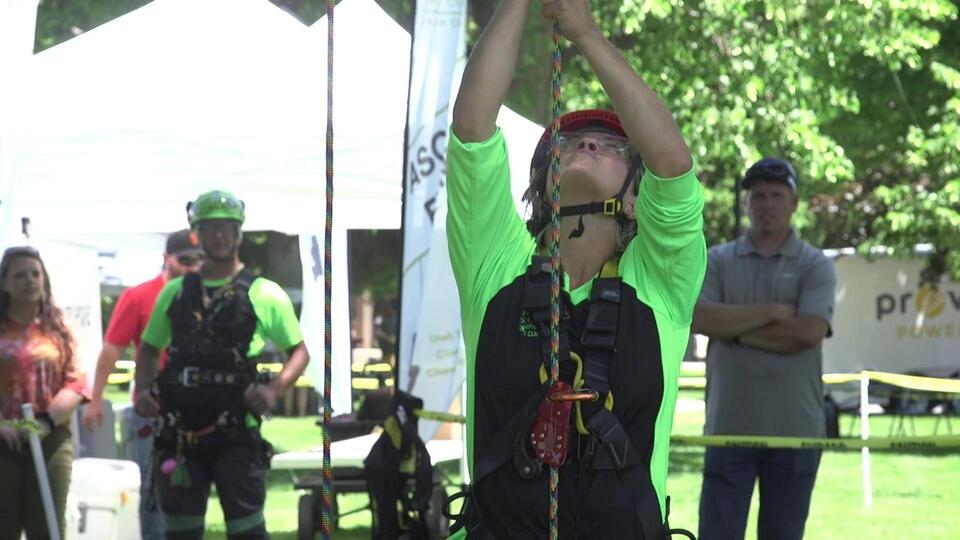 VIDEO: Arborists compete Saturday at 31st Annual Utah Tree Climb ...