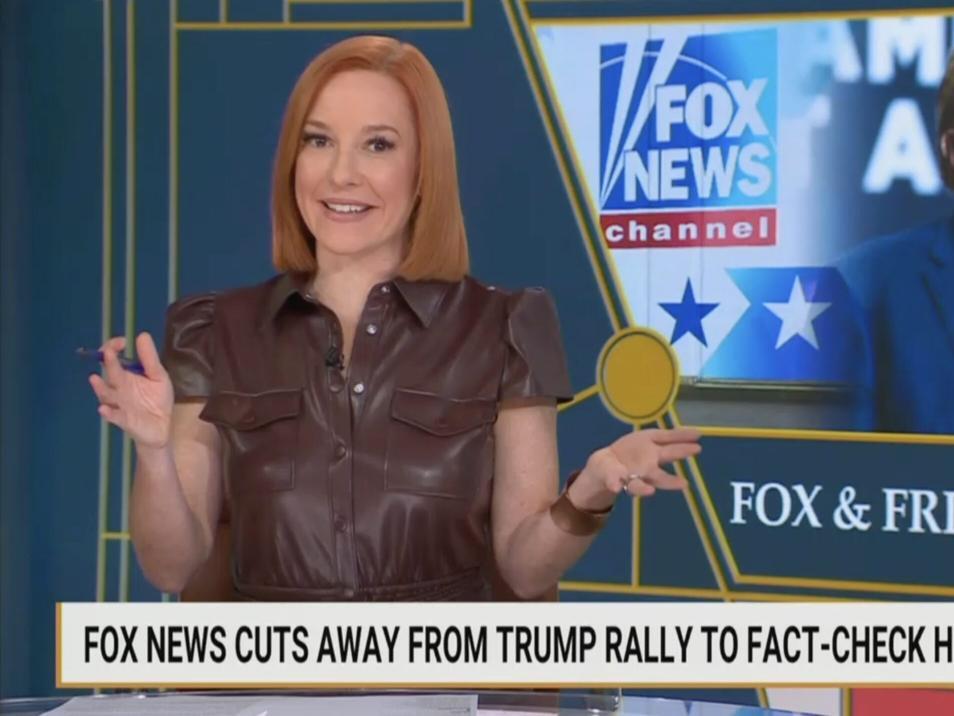 ‘Good Job!’ Jen Psaki Praises Fox News Anchor For Fact-Checking Trump’s ...
