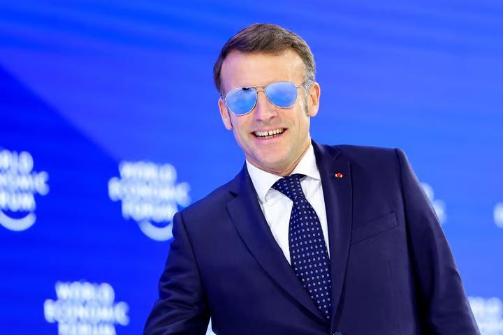 Why is Emmanuel Macron wearing sunglasses? - NewsBreak