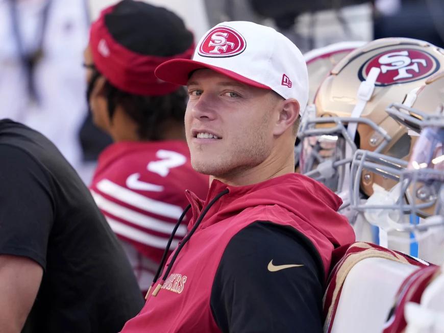 Christian McCaffrey is back at practice with the 49ers after recovering ...
