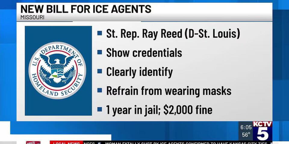 Missouri bill would jail ICE agents who hide identities after fatal ...