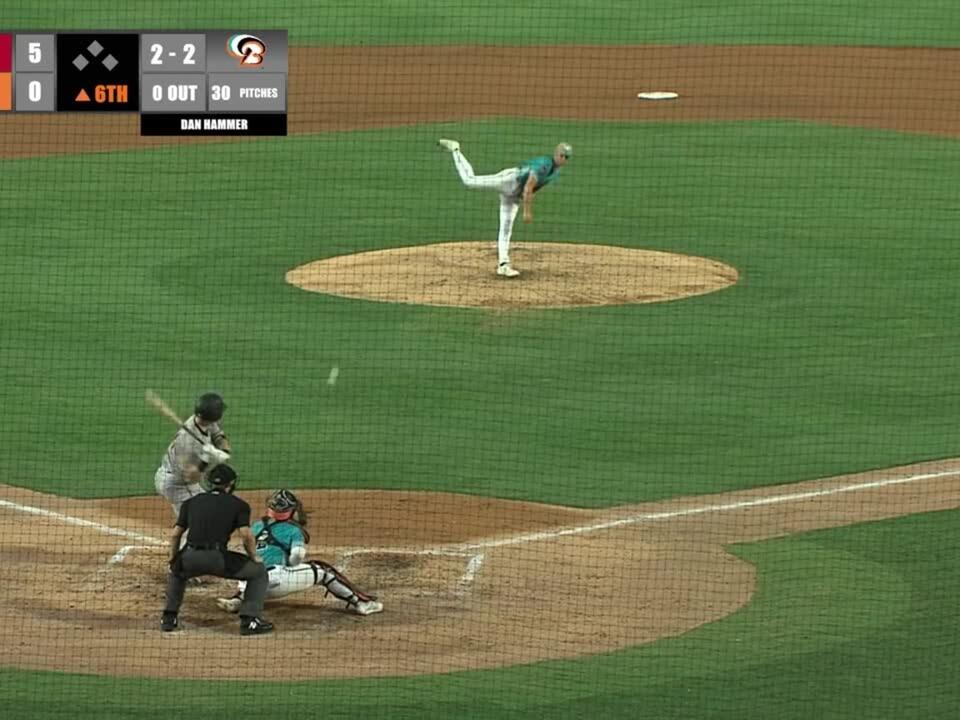 Dan Hammer's fifth strikeout of the game