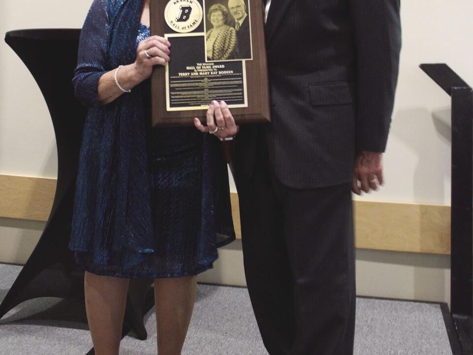 Terry & Mary Kay Bodeen inducted into Braham Hall of Fame
