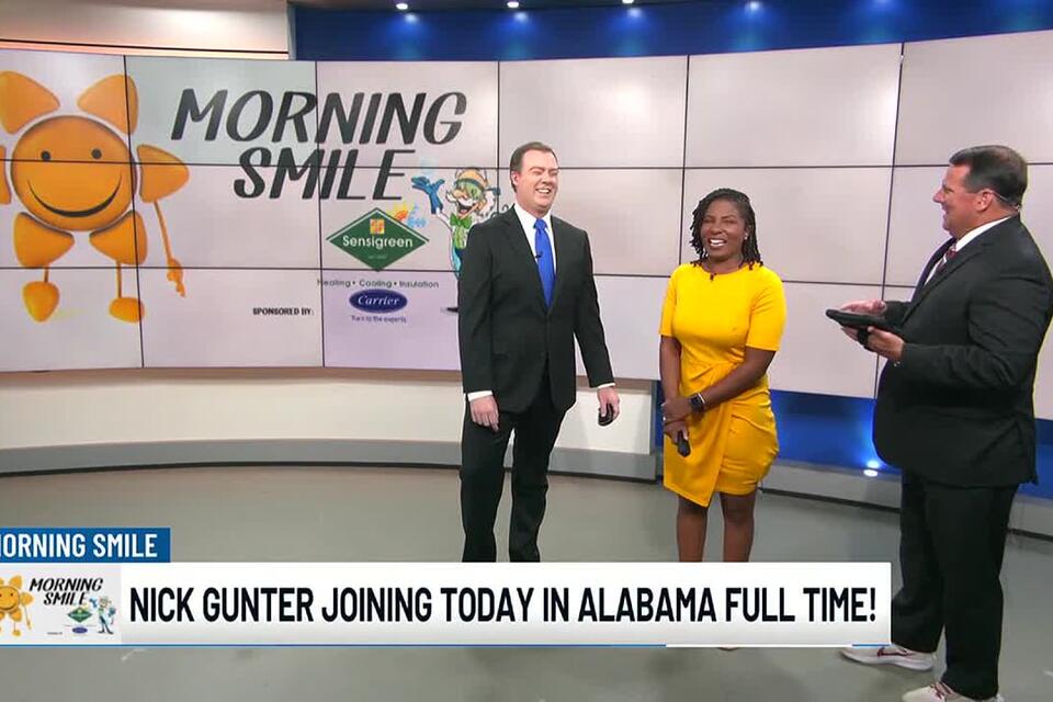 Morning Smile: Nick Gunter joining Today in Alabama full time! - NewsBreak