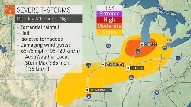 Severe storms set to continue across central U.S. - NewsBreak