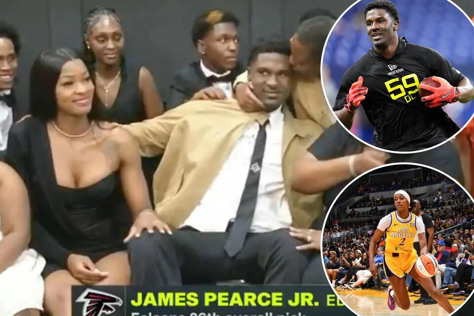 WNBA star Rickea Jackson supports James Pearce Jr. as Falcons trade up to pick him in 2025 NFL ...