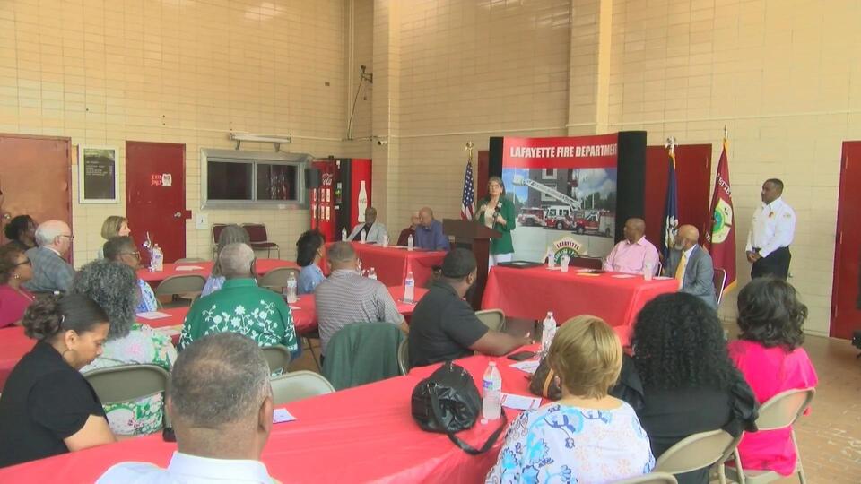Special retirement ceremony held for former Lafayette Fire Chief Robert ...