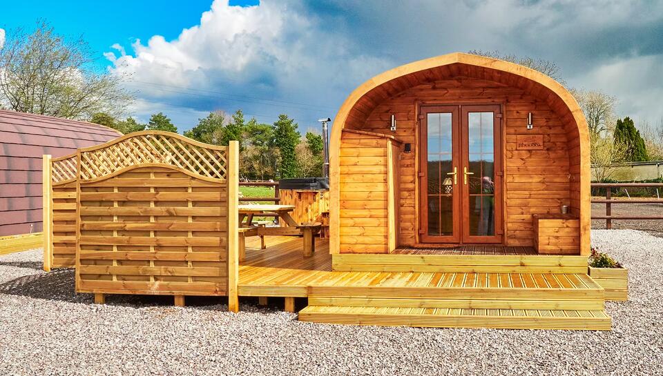 Bryn Glamping Builds Guest Appeal with Log Pods and Private Hot Tubs ...