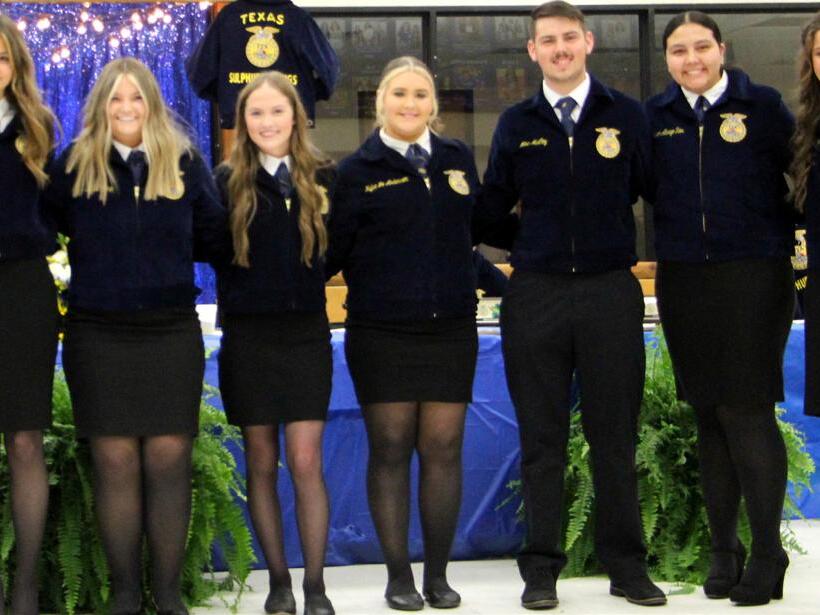 School FFA chapter installs 2024-2025 officers