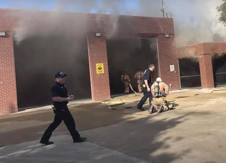 Texas Fire Station Damaged by Fire While Firefighters Were Away on Call ...