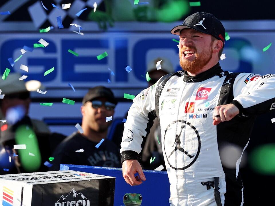 Tyler Reddick triumphs at Talladega in wild finish