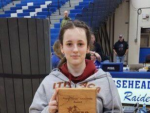 Willow Moylan wins first girls wrestling title in IHS history