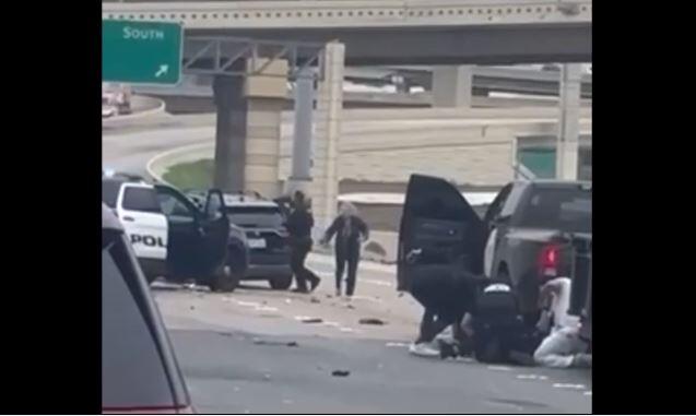 Video shows shootout with Houston police, suspect causing US-59 ...