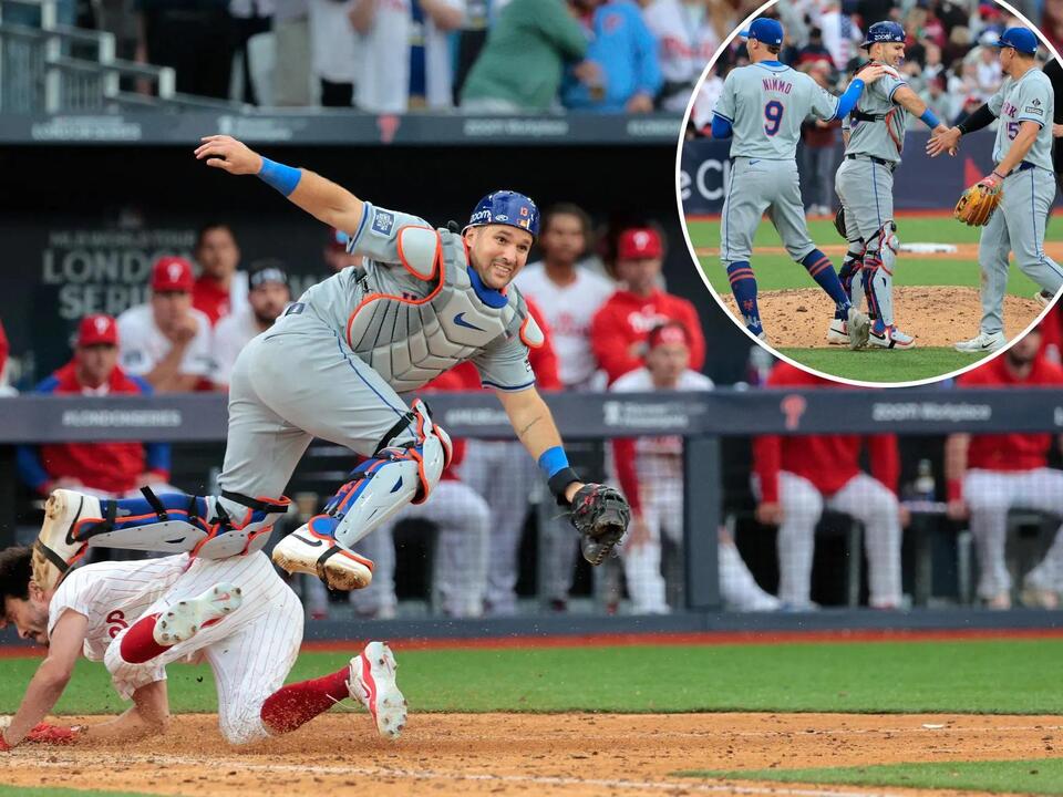 Mets hold on after rally to beat Phillies in London with wild game ...