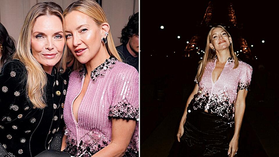 Kate Hudson and Michelle Pfeiffer Serve Timeless Glam While Posing ...