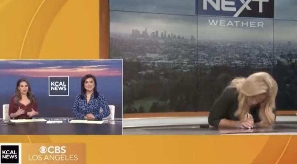 CBS Meteorologist Collapses During Live Broadcast in Utterly Terrifying ...