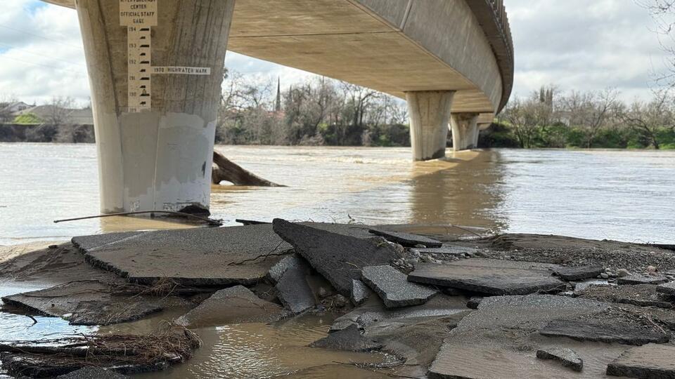 Erosion from recent storm damages Woodson Bridge Boat Ramp in Corning ...