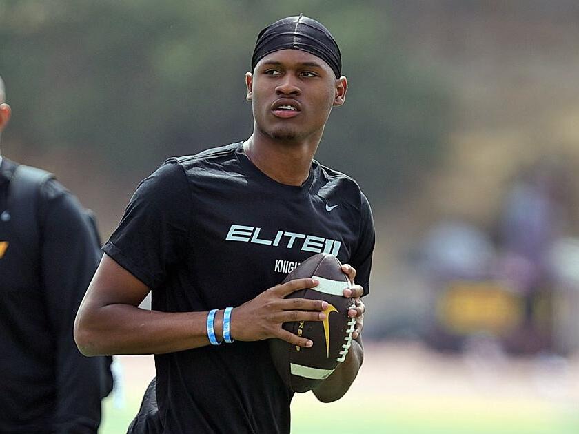 How Notre Dame QB commit Deuce Knight proved he will overcome any ...