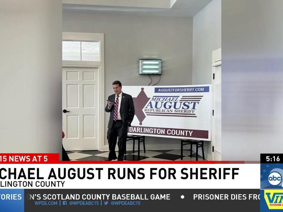 Former police officer, SLED agent running for Darlington County Sheriff