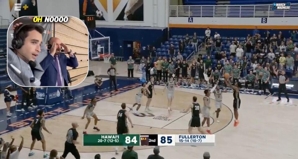 Hawaii buzzer-beating win features ‘Oh no!’ call from Cal State ...
