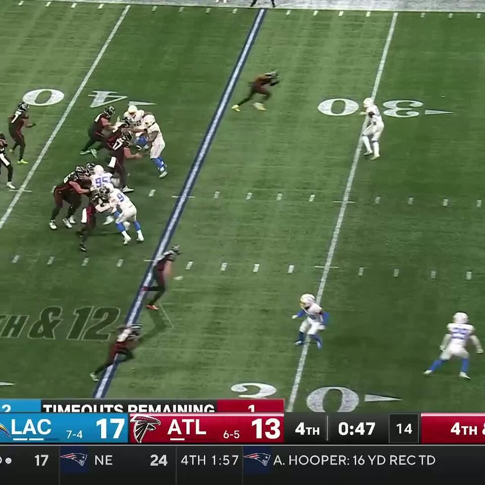 Derwin James intercepts the Kirk Cousins pass vs Atlanta Falcons ...