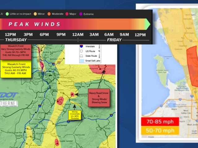 When to expect heavy, damaging winds across northern Utah