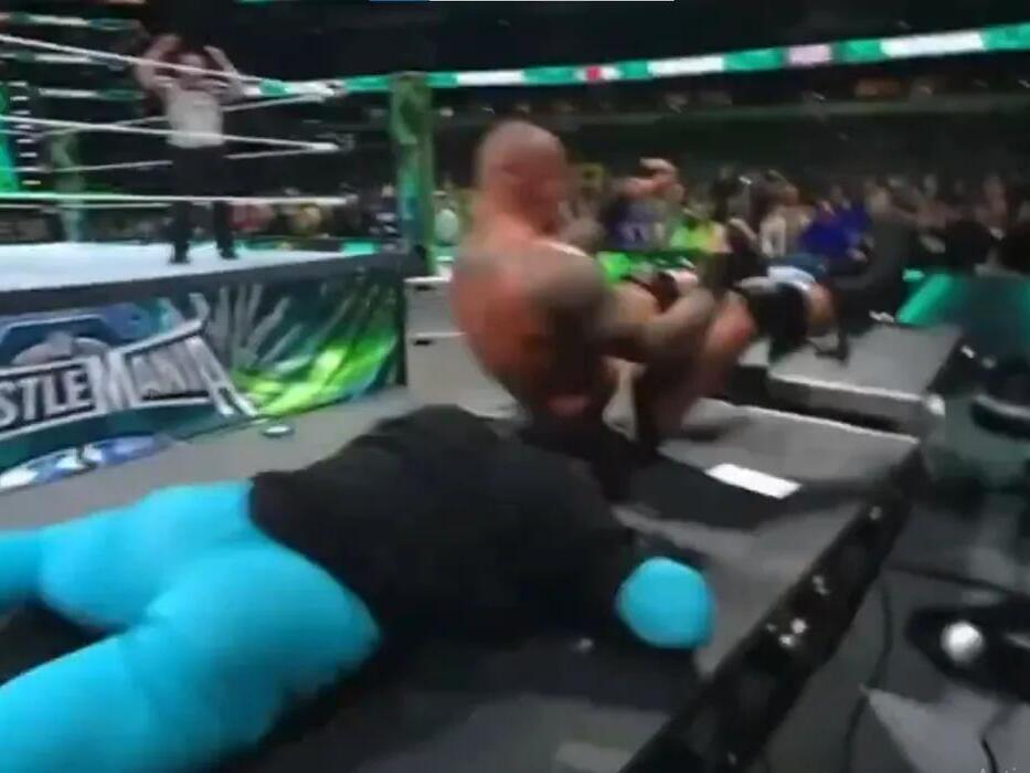 IShowSpeed hit with brutal RKO after saving Logan Paul at Wrestlemania