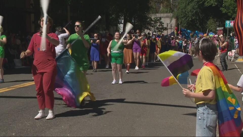 Thousands line downtown Portland for 2023 Pride Parade - NewsBreak