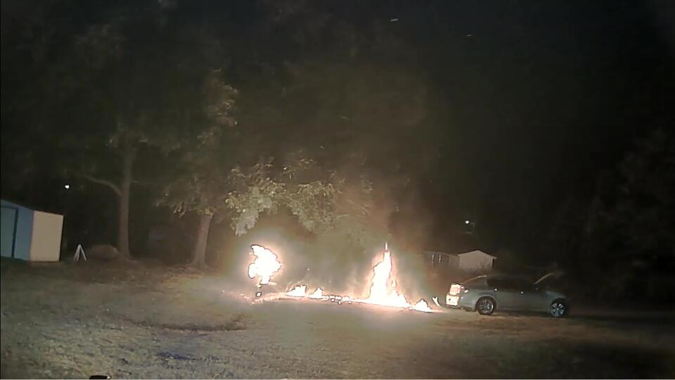 Arkansas State Police chase ends with motorcyclist engulfed in fireball ...