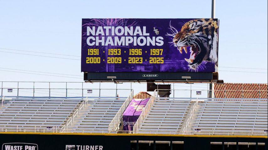 LSU baseball unveils new 'Intimidator' billboard at Alex Box Stadium ...