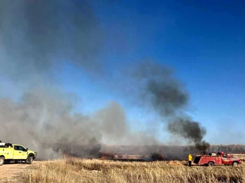 Heavy equipment sparks wildfire in Utah wildlife refuge