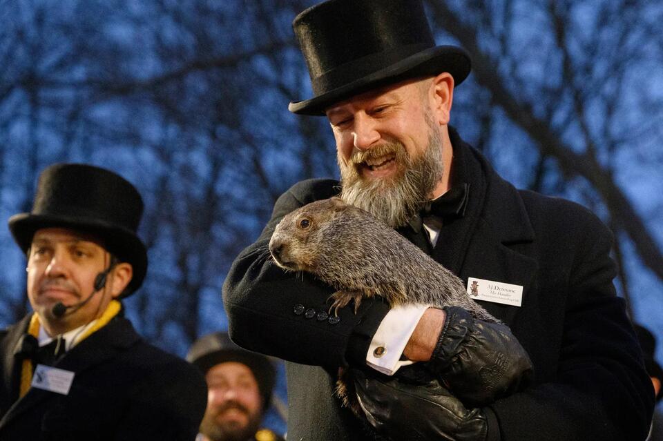 Punxsutawney Phil says spring is near - NewsBreak