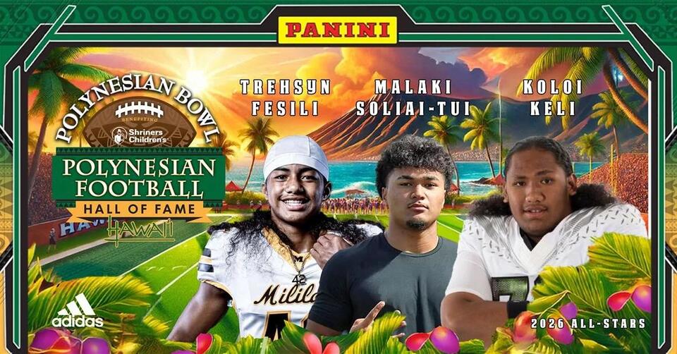 Three new players from Hawaii selected to the 2026 Polynesian Bowl ...