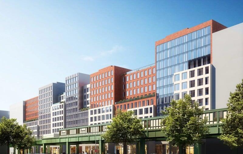 Rendering Reveals Nine-Building Residential Development in East ...