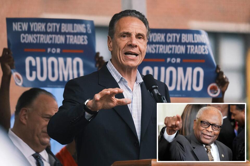 Andrew Cuomo racks up Democratic power player Rep. Jim Clyburn’s ...