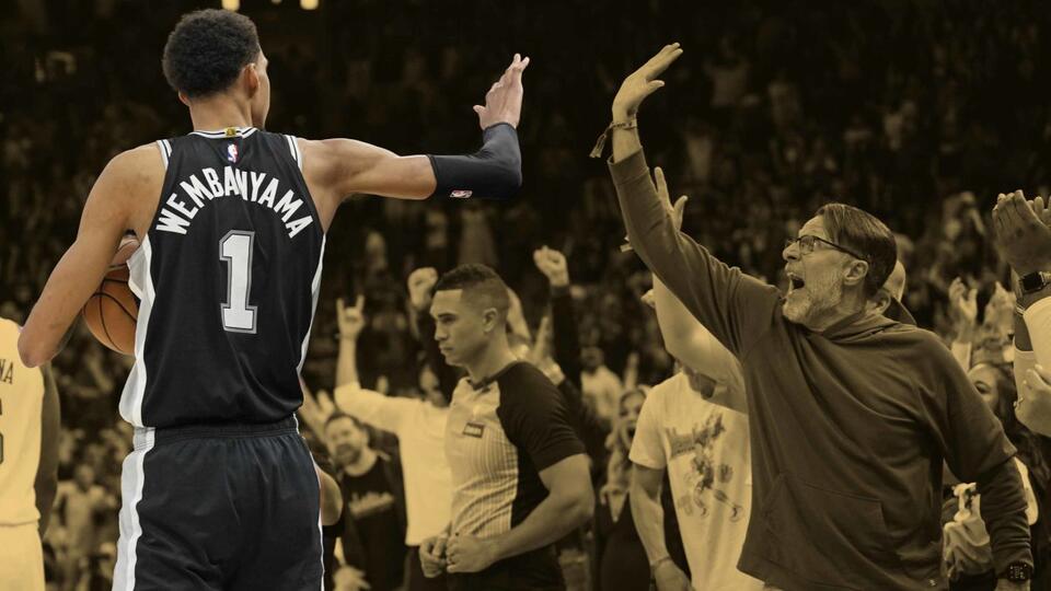 Victor Wembanyama throwing away the game ball of Jalen Brunson’s career ...