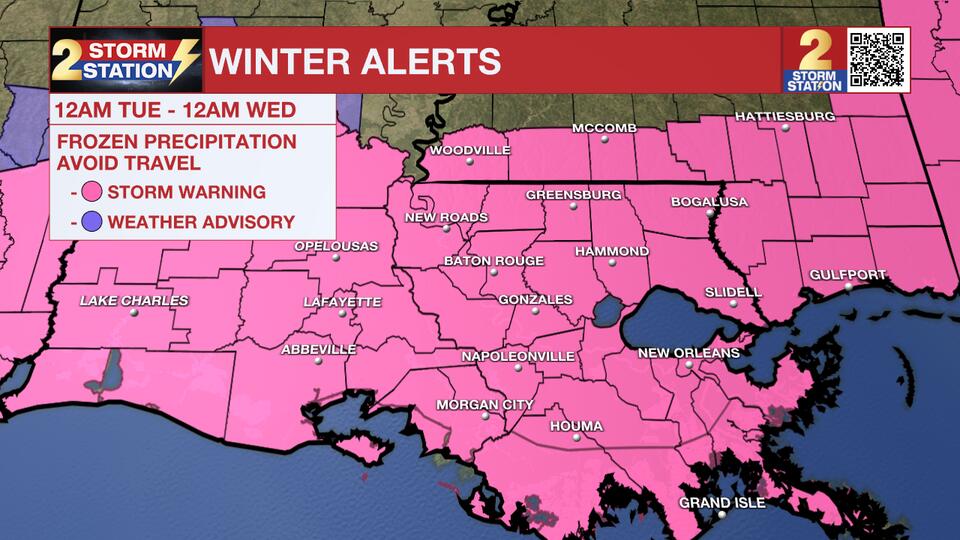 Major impacts expected ahead of Tuesday snow, Winter Storm Warning in place - NewsBreak