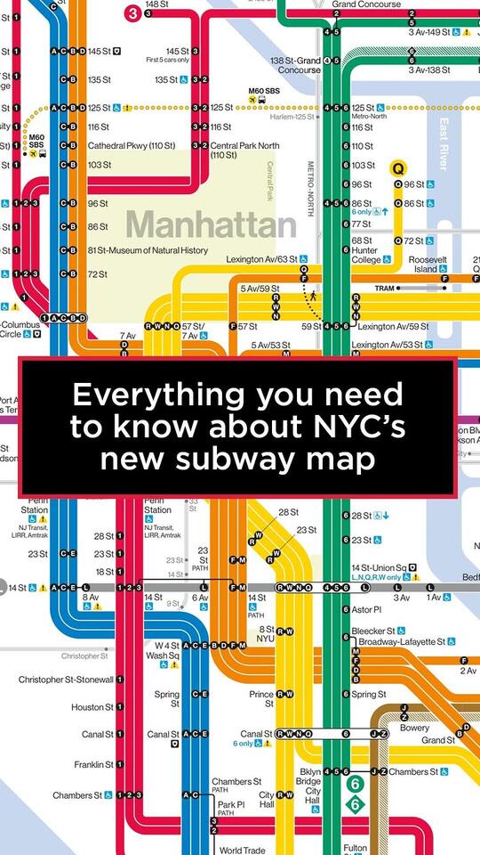 The MTA has a new subway map, and it’s directly inspired by a design the agency retired in 1979 ...