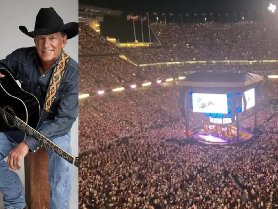 George Strait Playing “Amarillo By Morning” With Over 110,000 Fans ...